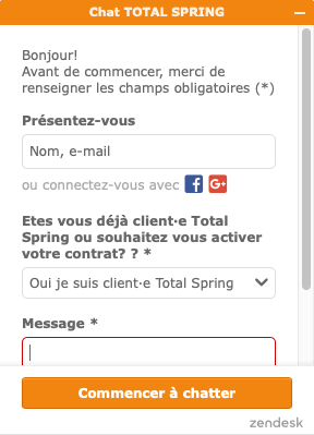Contactez le service client Total Spring par téléphone ou par email ...
